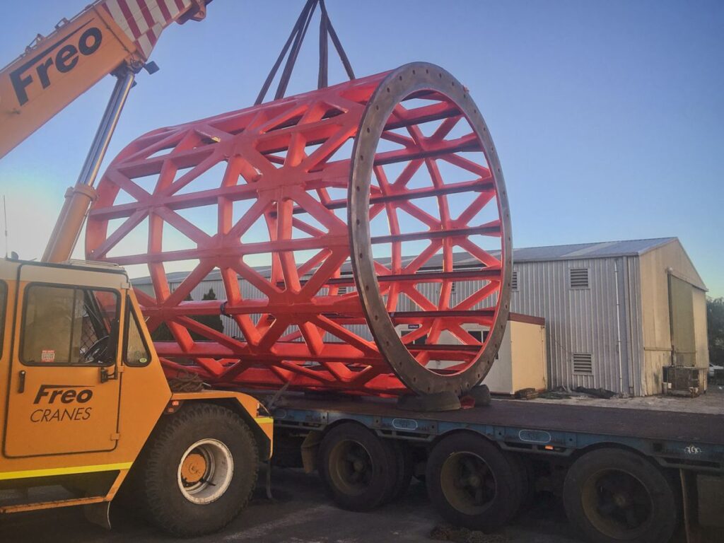 SAG Mill Trommel - Blackbee Specialist Coatings